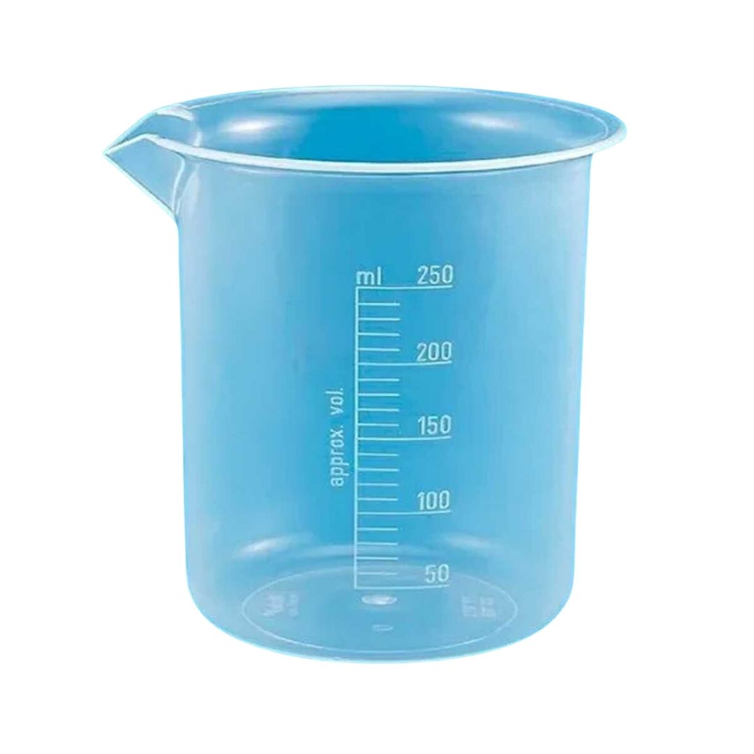 Polylab Plastic Beaker (Printed Graduation / 250ml) - Lab Wale