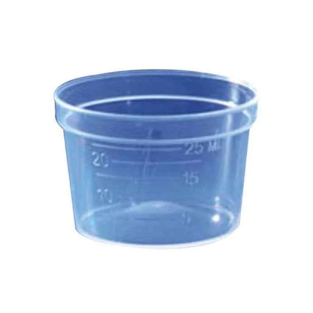 Polylab Plastic Medicine Cup (25 ml) - Lab Wale