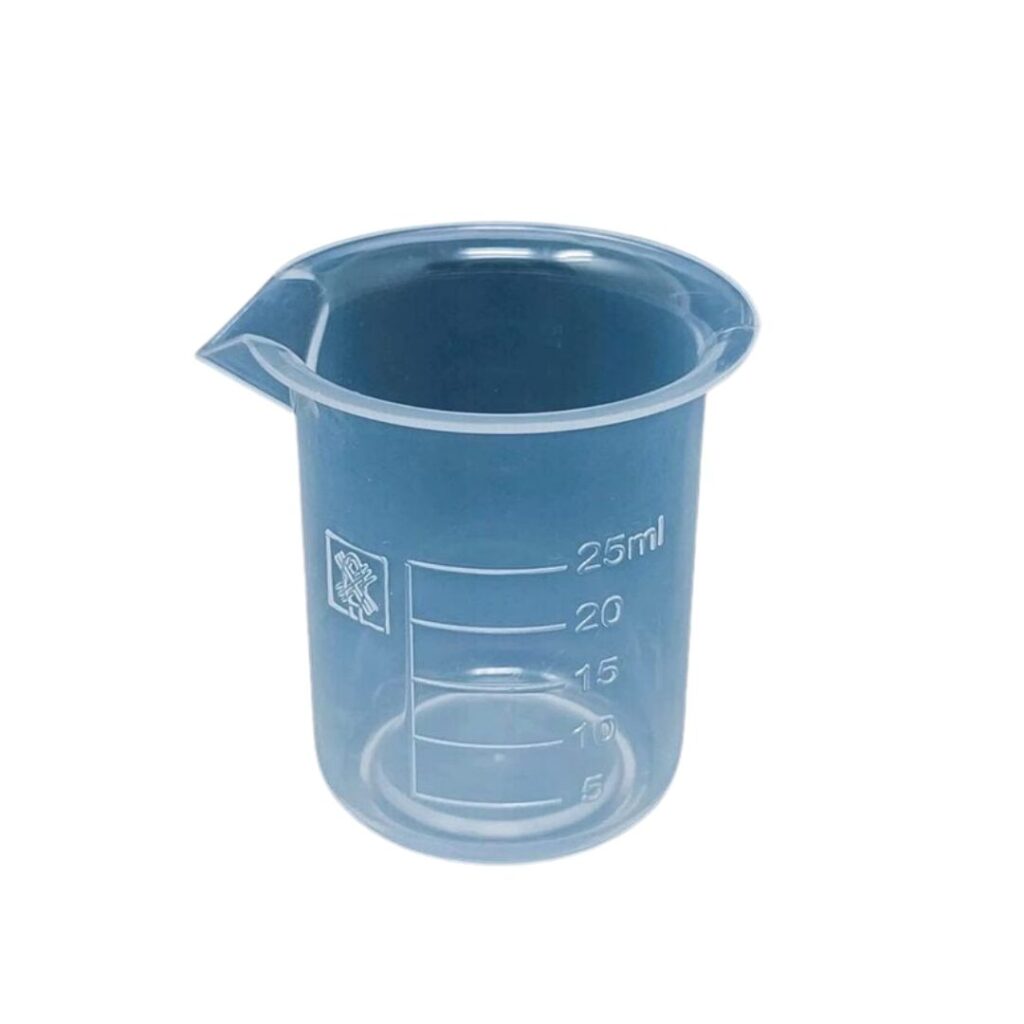 Polylab Plastic Beaker (Euro Design / 25ml) - Lab Wale