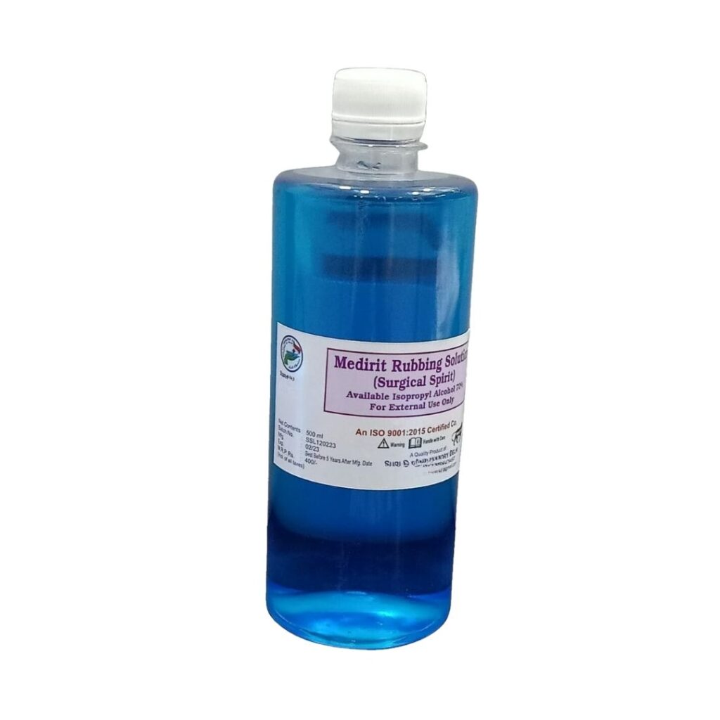 Surgical Spirit - Isopropyl Alcohol 70% v/v (500ml) - Lab Wale