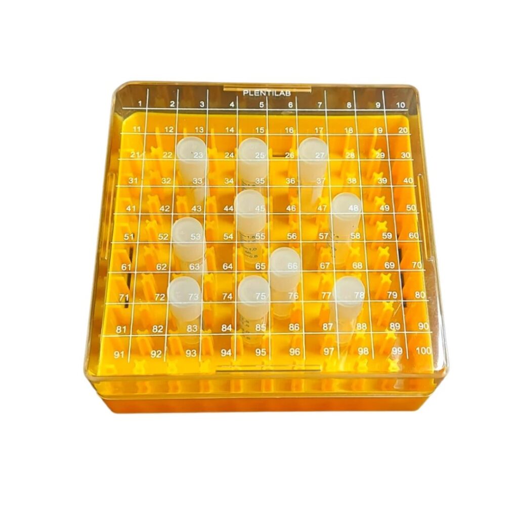 Cryo Box (P.P) - 50 places for 1 ml or 1.8 ml cryo vails